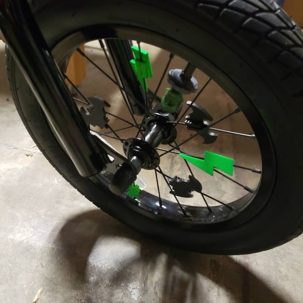 6x UFO Bike Spoke Decorations - Space Ship Bike Wheel Decorations ...