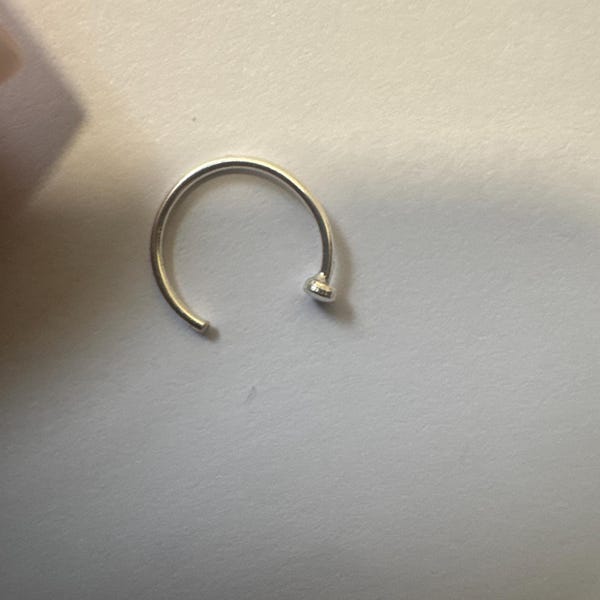 Mustache Septum Moustache Nose Ring Surgical Steel Septum Bar Nose Ring ...