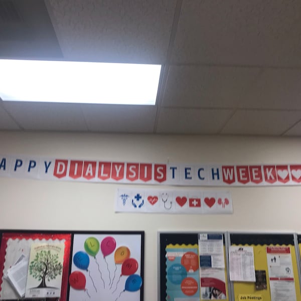 Dialysis Tech Week Printable Banner, Dialysis Technician Week Sign ...