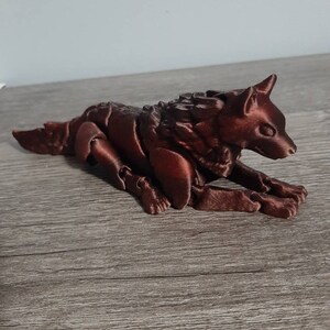 Articulated 3D Printed Wolf, Flexi Animal, Fidget Toy - Etsy