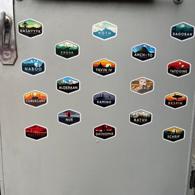 Star Wars Stickers 10/14/18pc Bundle Set, MEGA SAVER, Star Wars Planet ...