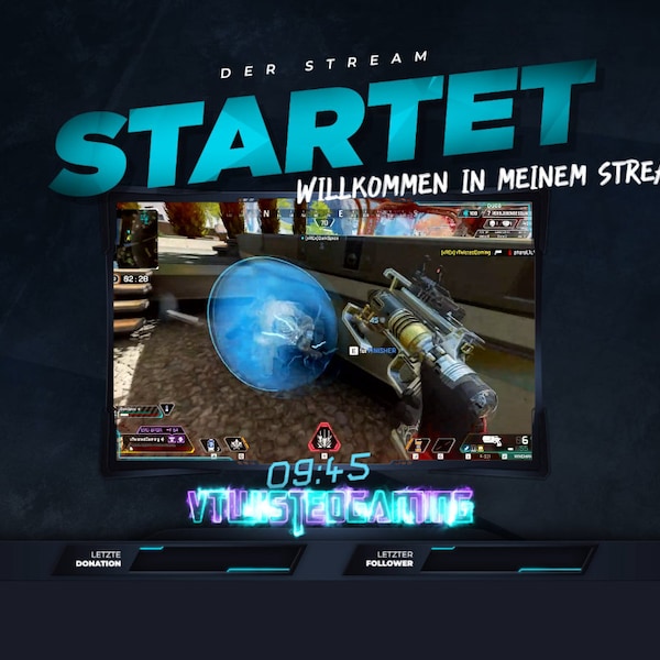 ANIMATED Gaming Room Screen Overlays for Twitch, Youtube, Facebook ...