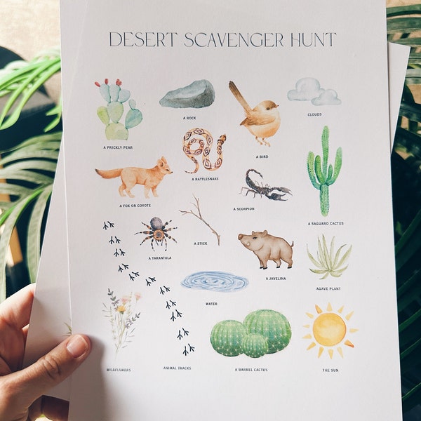 Forest Scavenger Hunt Printable - Etsy