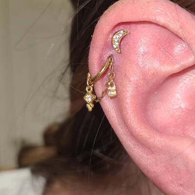 Cutest Gingham Bow Titanium Piercing, Cute Piercings, 16 Gauge ...