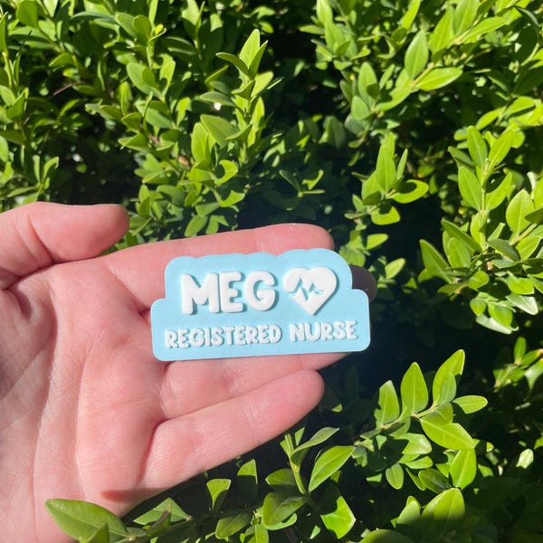 Personalised Name Badge | Name Badges | Educator | Nurse | Doctor ...