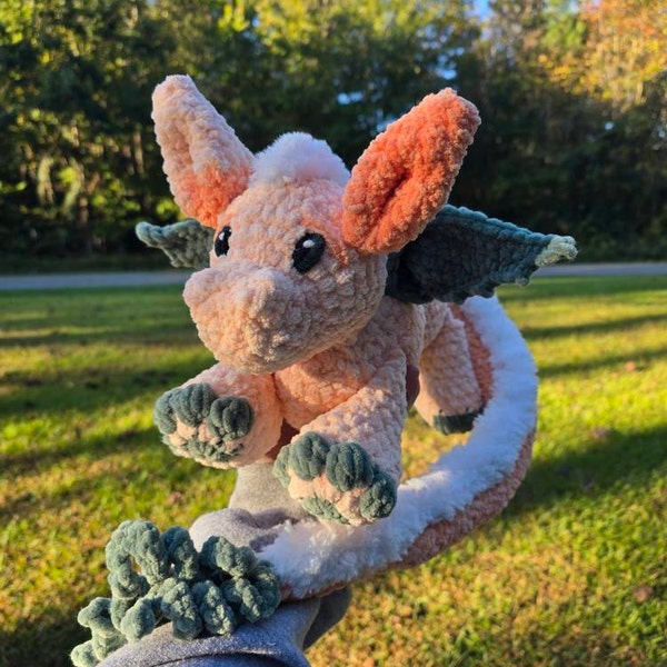 Jupiter the Dragon | PDF Crochet Amigurumi Pattern - Etsy