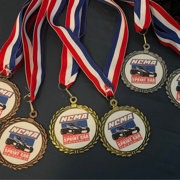 Custom Event Insert Medals - Personalized Medals - Custom Gold Silver ...