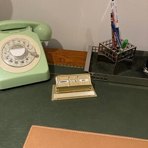 Vintage Perpetual Calendar Triangular Shape Heavy Brassy Metal | Etsy