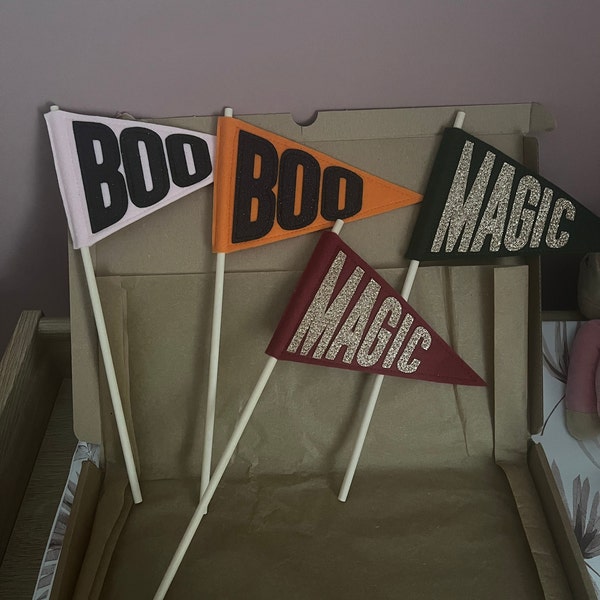 Large Custom Pennant Flag Cursive Font - Etsy