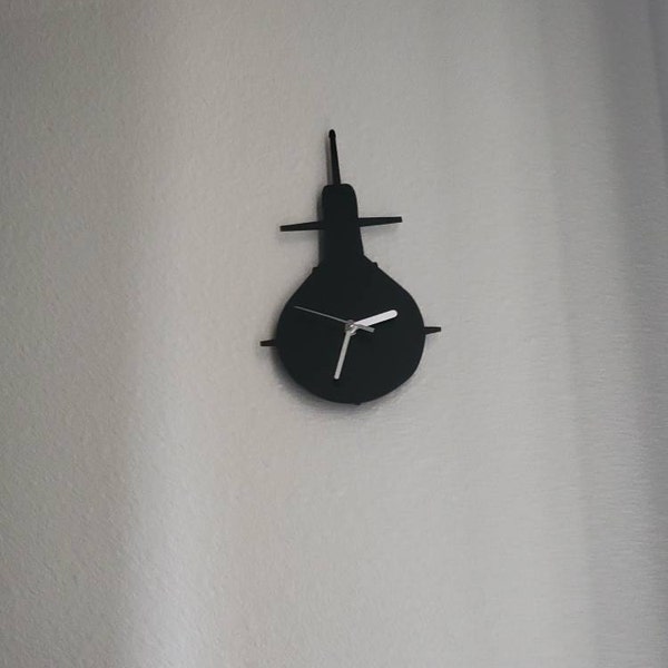 Submarine Silhouette - Wall Clock - Etsy