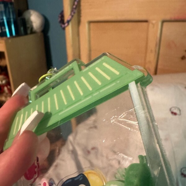 Bug Keeper 3.5 Inch Shaker Acrylic Charm Critter Keeper Keychain Nature ...