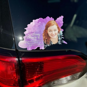 In Loving Memory Personalized Decal Loss of Loved One Car Sticker ...