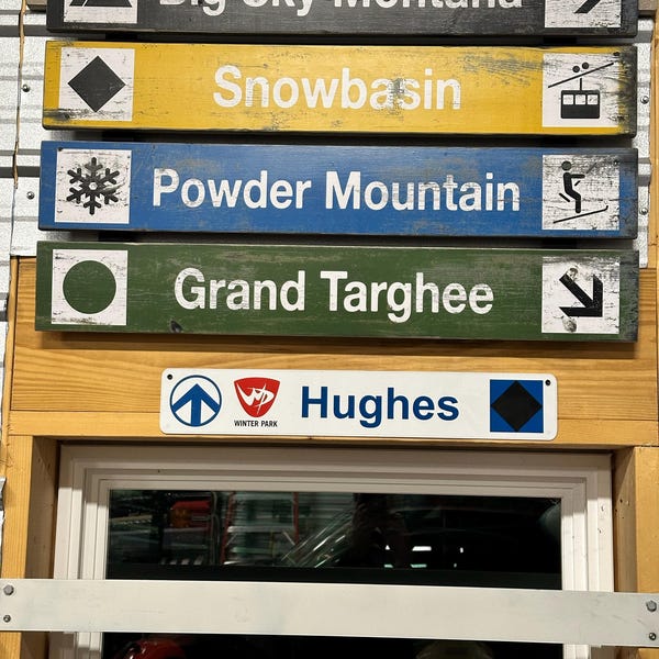 Personalized Ski Resort Wood Trail Sign - Rustic Weathered and ...