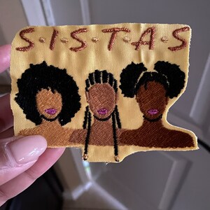 Machine Embroidery Design, Friends, Natural Hair, Friend, Woman 4, 5, 6 ...