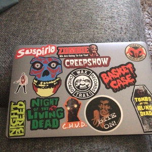 Horror Movie Logo Stickers High Quality Laminated All - Etsy