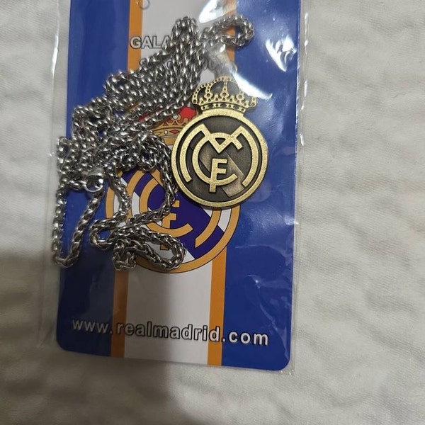 FC Barcelona Necklace Soccer Chain and Team Badge Pendant - Etsy