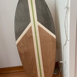 Handmade Woodybalance Board OCEAN Stand/cork Roll, Beginner ...