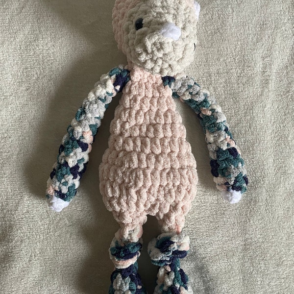 MINI Maven Monster Knotted Lovey — Crochet Monster PATTERN - Etsy