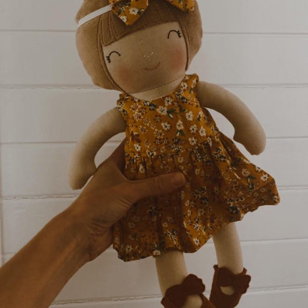 Handmade Rag Doll Clothing, Dress, Dress up Doll Clothes - Etsy