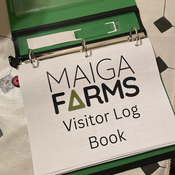 Printable Pig Record Sheet Minimal Ink | Instant Download | 8.5x11 PDF ...