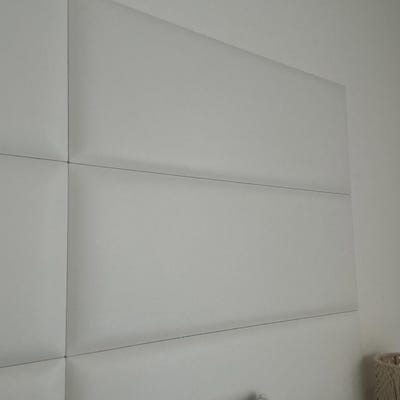 Upholstered Decorative Wall Panels, Diamond Shape Wrapped in Faux ...