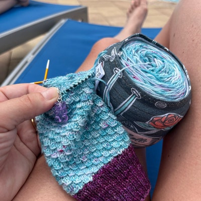 Mermaid Tail Sock Knitting Pattern / PDF Download - Etsy