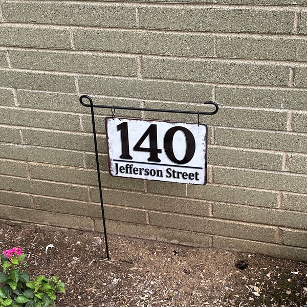 Rustic Address Sign, Farmhouse Decor, House Numbers, Street Sign ...