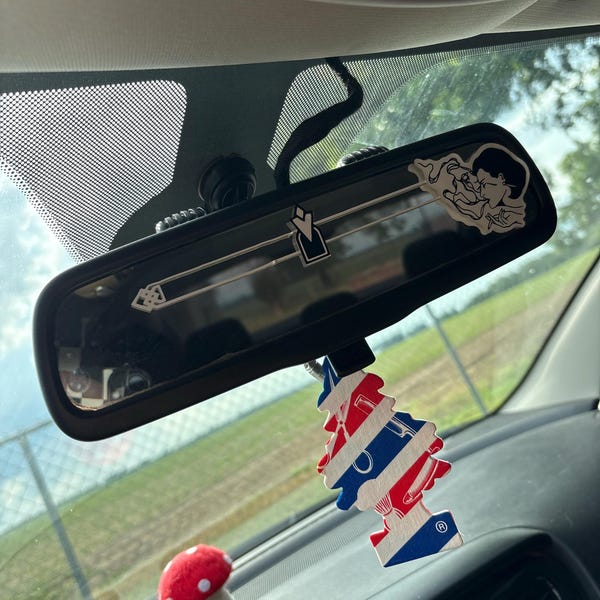 Skyrim Navigation Compass Quest Bar Rearview Mirror Mini Permanent ...