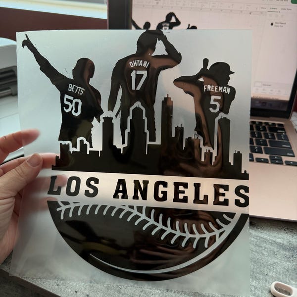 Los Angeles Baseball Svg, Los Angeles Png, Los Angeles Dxf, Mookie ...