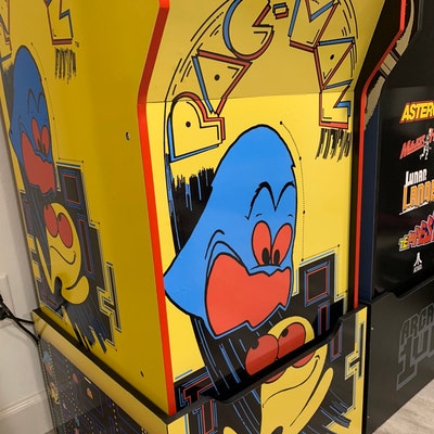 Arcade1up Cabinet Riser Graphics Pac-man Pacman Graphic Sticker Decal ...
