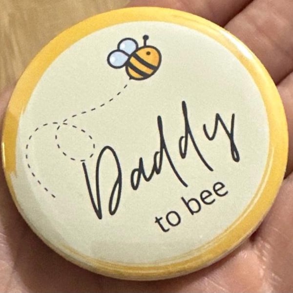 Mommy to Bee Baby Shower Pin, Daddy to Be Badge, Sweet Baby Bee Party ...