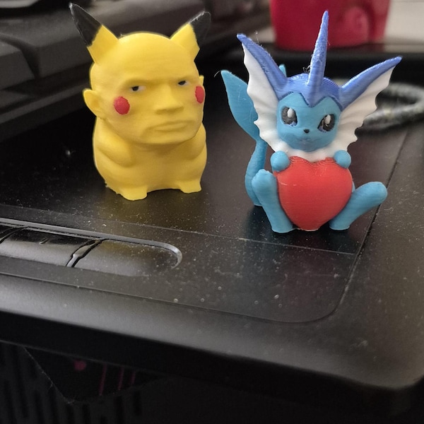 The "rockachu" Pikachu X the Rock 3D Printed Figure - Etsy