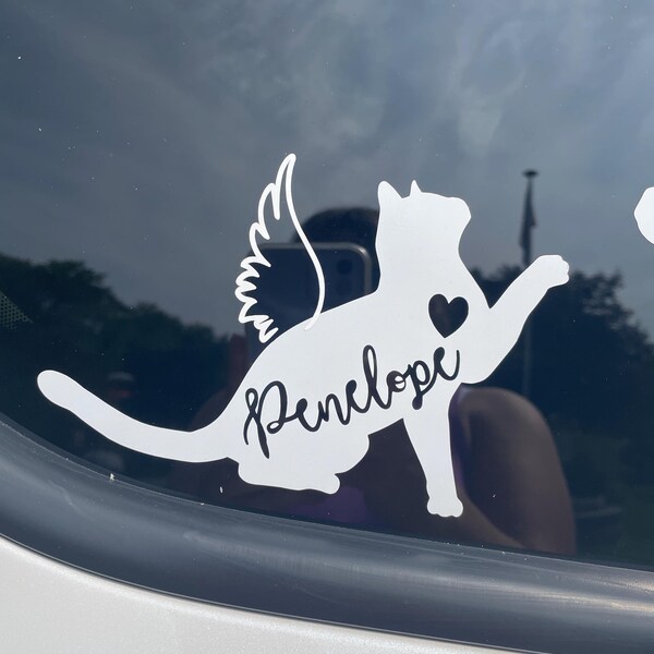Angel Wings Vinyl Decal Car Decal, Tumbler Decal, Laptop Decal, ETC - Etsy