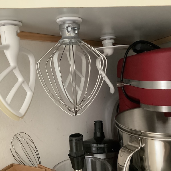 Kitchenaid Mixer Single Attachment Holder | Space-saving Organizer ...