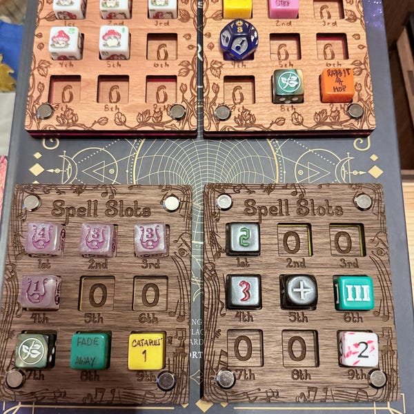 Class Icon Tokens - Wooden RPG DND 5e Gaming and Board Game Tokens - Etsy