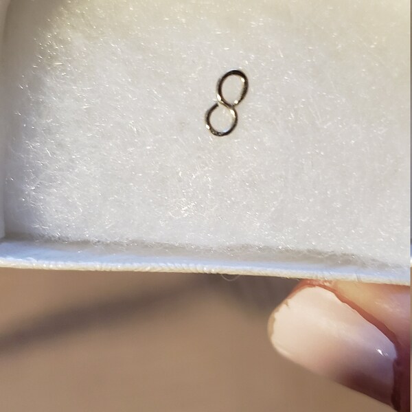 Infinity Nose Stud, Nose Jewelry, Eternity Nose Ring, Silver Nose Ring ...