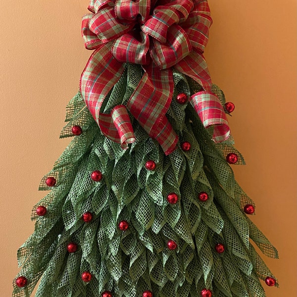 Christmas Tree Tutorial, Angel Wreath Tutorial, DIY, Christmas Wreath ...