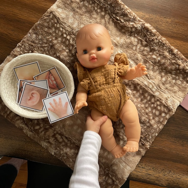 Body Parts Matching Montessori Vocabulary Learning Binder Busy Book ...