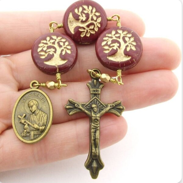 Saint Michael Chaplet Angelic Crown Rosary Chaplet of Saint Michael the ...