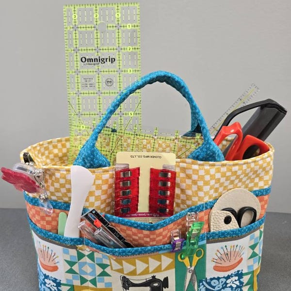 Organizer Bag Sewing PDF Pattern, Purse Organizer Pattern, Tote ...
