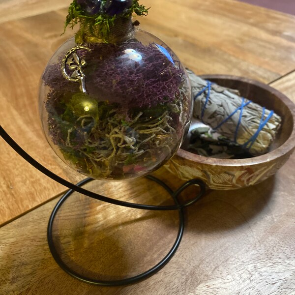 Moon Fairy Witch Ball | Protection Witches Ball | Cottagecore Decor ...