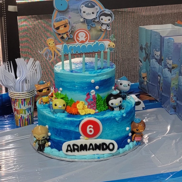 Octonauts Cake Topper, Octonauts Birthday, Octonauts Party Decoration ...