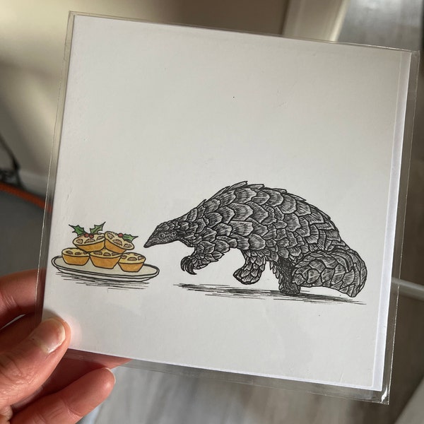 Cute Elephant Good Luck Card // Animal Art, Good Luck Travel Card, Good ...