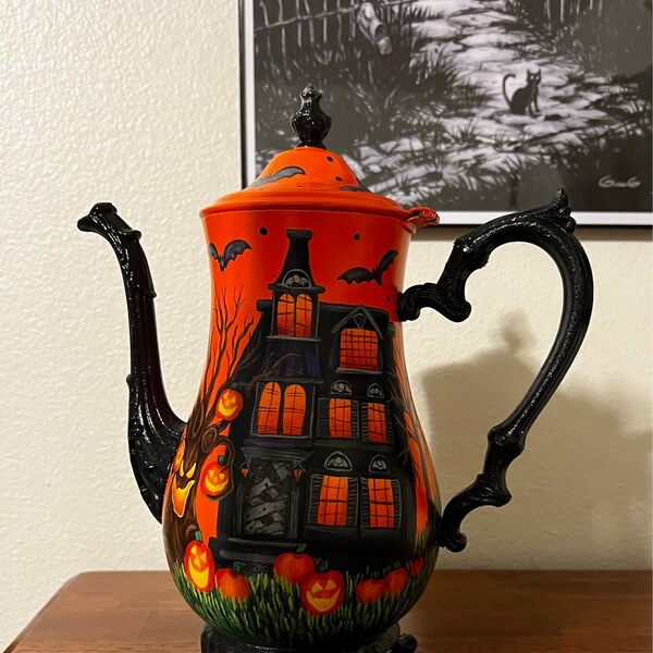 EEK Sign, Halloween Sign, Spiders, Hanging Shaped Wood, Tole or Hand ...