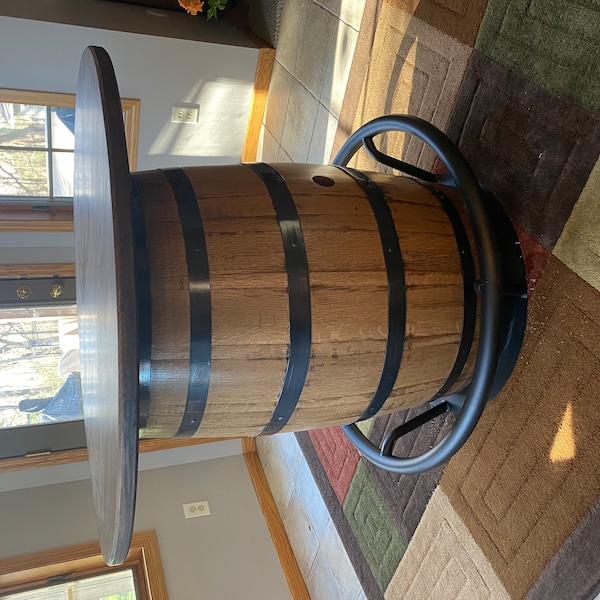 Whiskey Barrel Footrest, Fits Any Standard 53 Gallon Whiskey Barrel ...