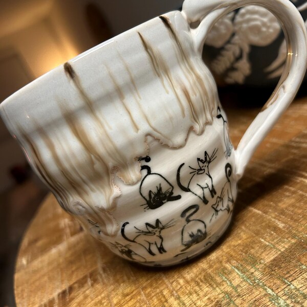 Handmade Horse Hair and Flash Fired Lidded Jar With Driftwood and ...