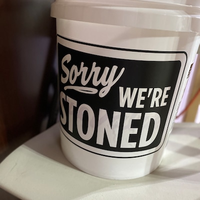 Sorry We're Stoned Weed Svg Humorous Cannabis SVG Design Witty Weed ...