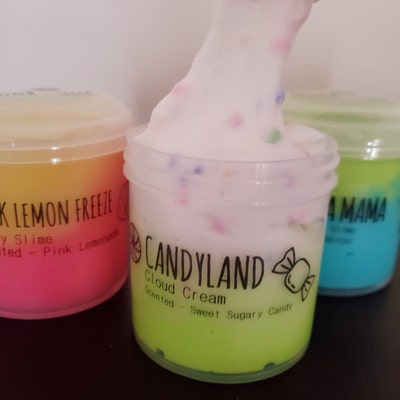 Candy Cloud Cream Slime, With TWO CANDY CHARMS, Scented Candy - Etsy