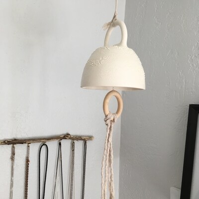 Handmade Hanging Bells Artisan Ceramic Bells Pottery Bells for ...