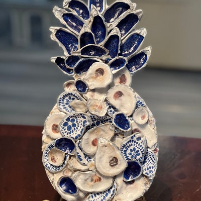 Oyster Shell Cluster Beach Decor Beach Wedding Nautical - Etsy